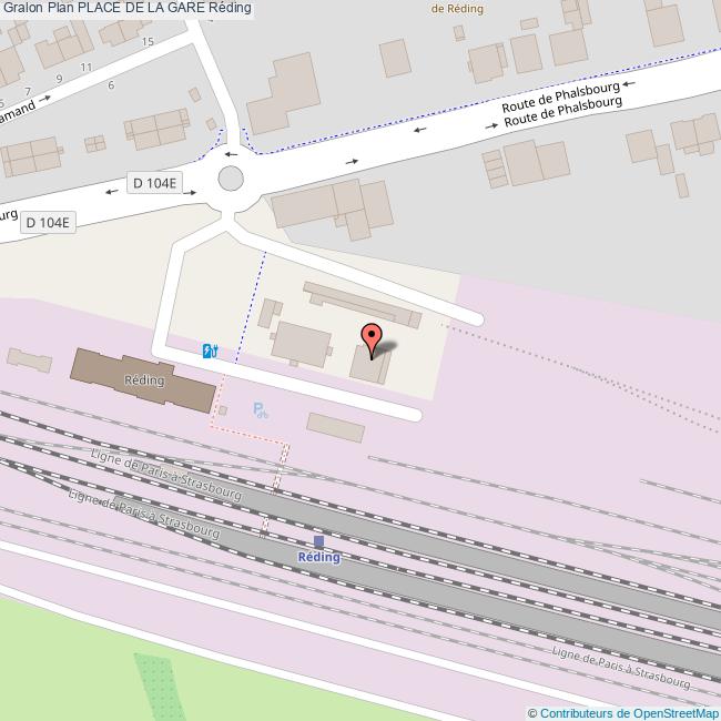 Place de la GARE Réding