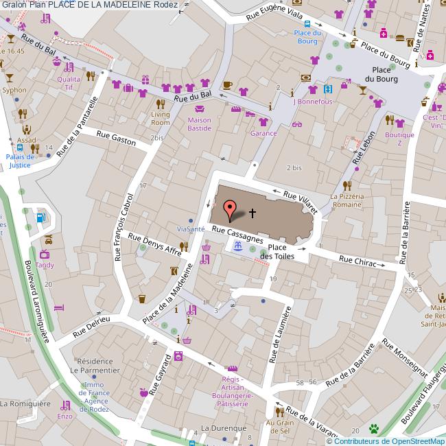 Place de la MADELEINE Rodez