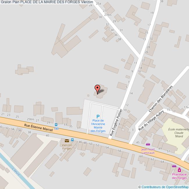 Place de la MAIRIE DES FORGES Vierzon