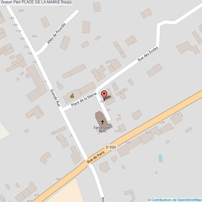 Place de la MAIRIE Roupy