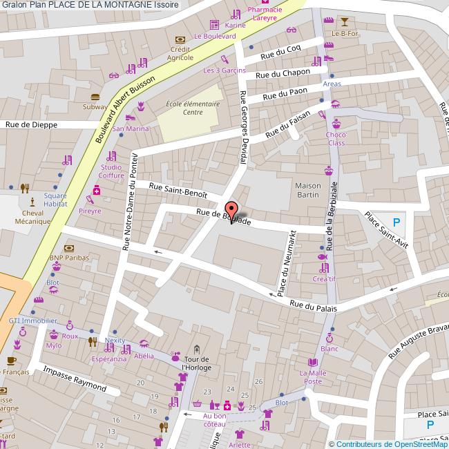 Place de la MONTAGNE Issoire
