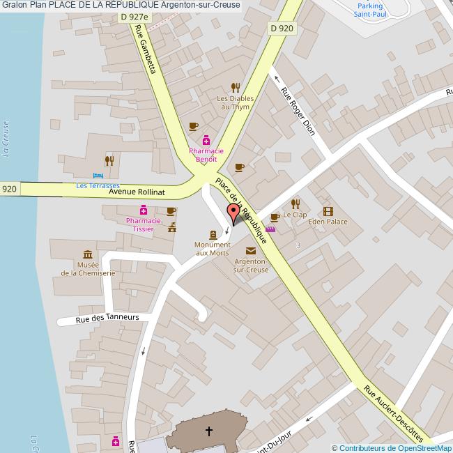 Place de la RÉPUBLIQUE Argenton-sur-Creuse