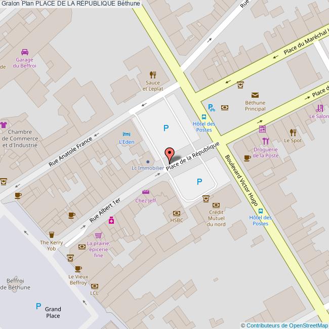 Place de la RÉPUBLIQUE Béthune