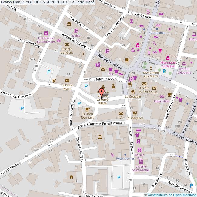 Place de la RÉPUBLIQUE La Ferté-Macé