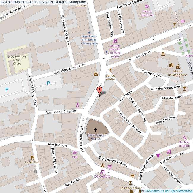 Place de la RÉPUBLIQUE Marignane