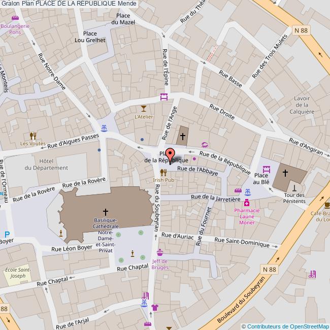 Place de la RÉPUBLIQUE Mende