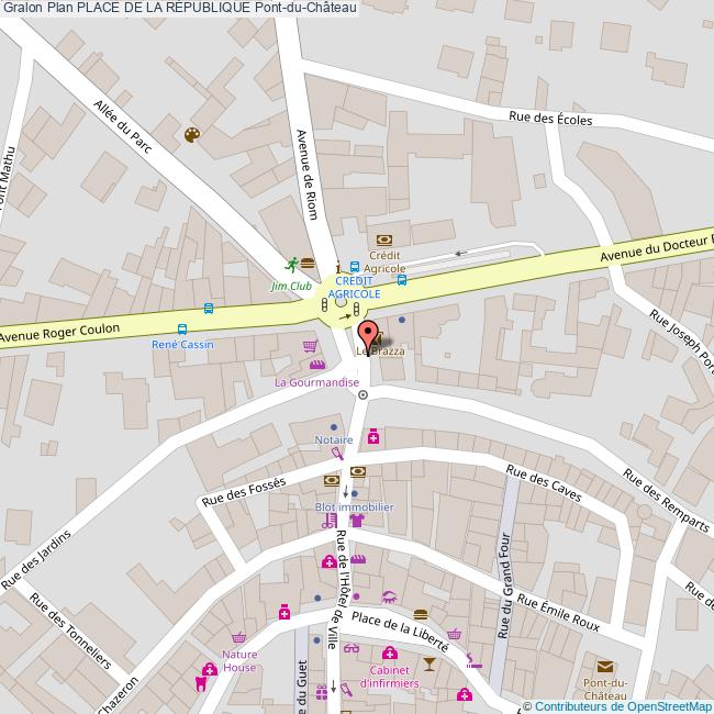 Place de la RÉPUBLIQUE Pont-du-Château
