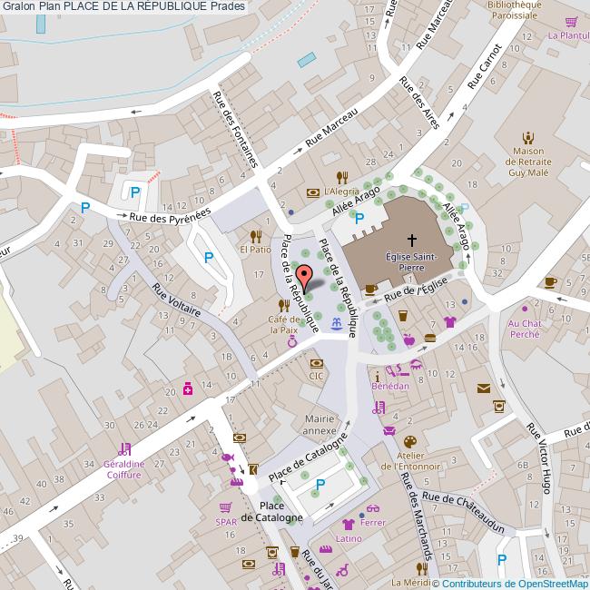 Place de la RÉPUBLIQUE Prades