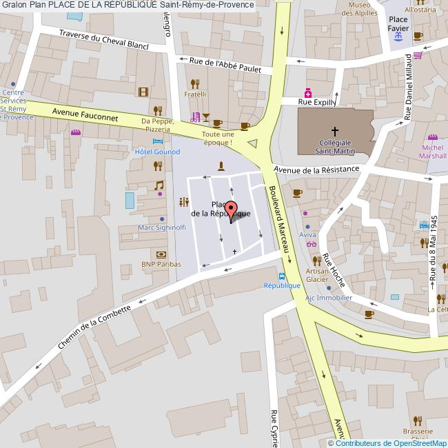 Place de la RÉPUBLIQUE Saint-Rémy-de-Provence