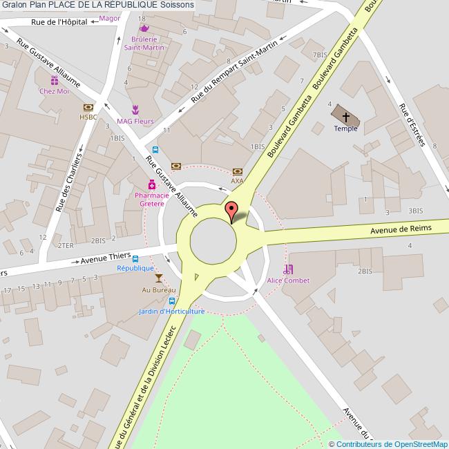 Place de la RÉPUBLIQUE Soissons