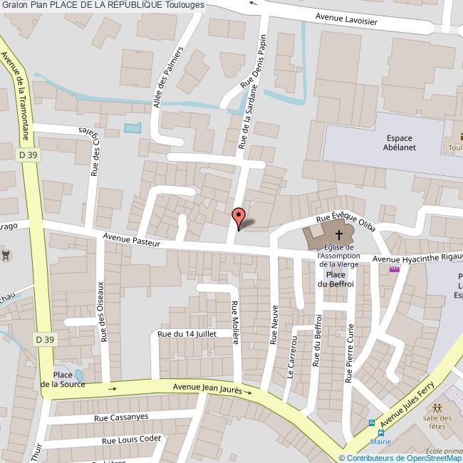 Place de la RÉPUBLIQUE Toulouges