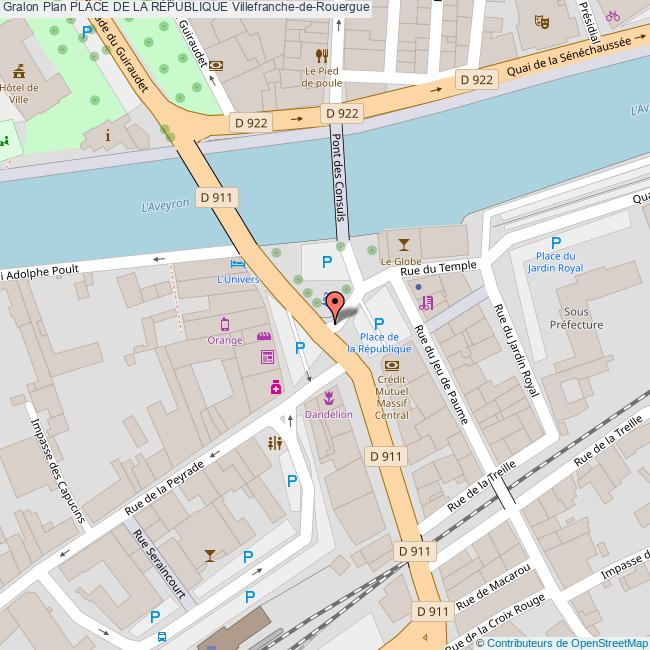 Place de la RÉPUBLIQUE Villefranche-de-Rouergue