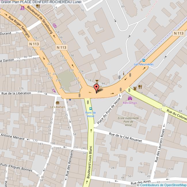 Place DENFERT-ROCHEREAU Lunel