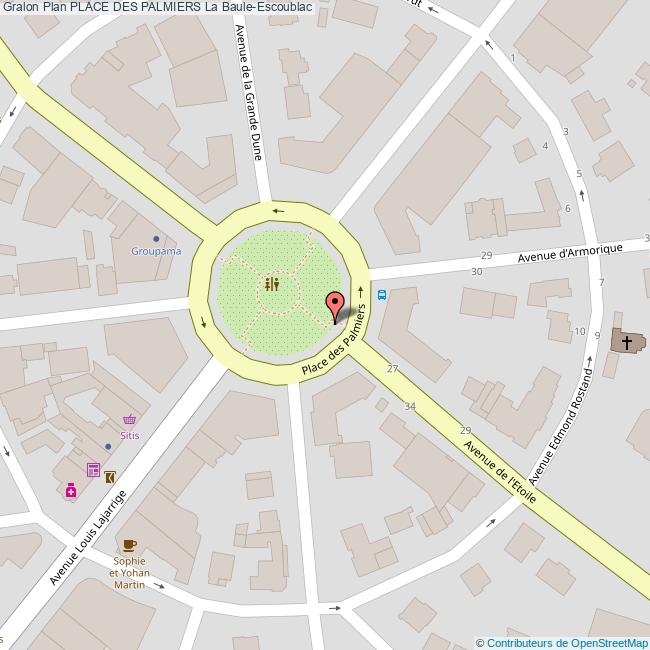Place des PALMIERS La Baule-Escoublac
