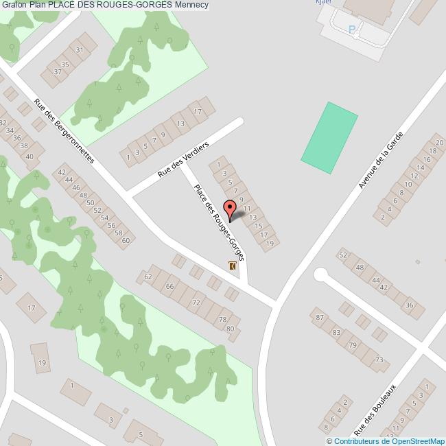 Place des ROUGES-GORGES Mennecy