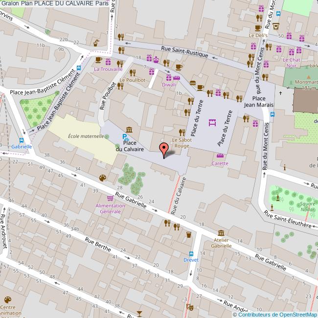 Place du CALVAIRE Paris