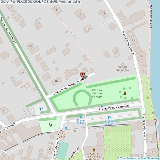 Place du CHAMP DE MARS Moret-sur-Loing