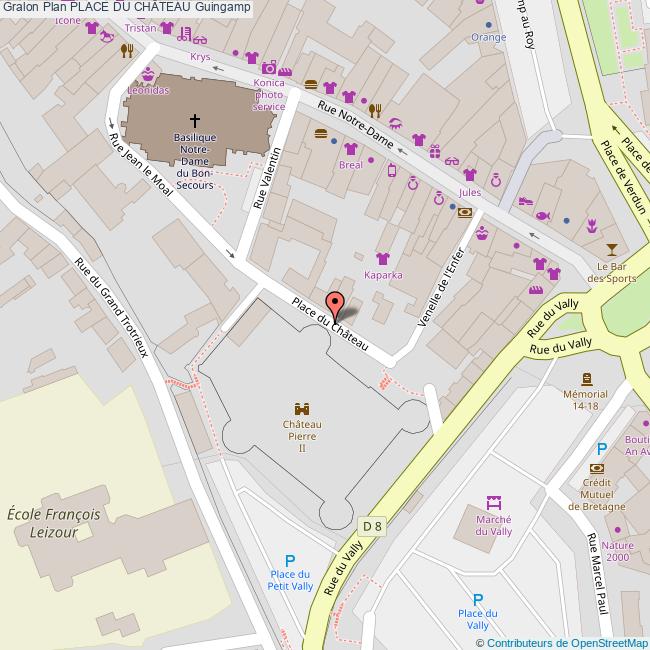 Place du CHÂTEAU Guingamp