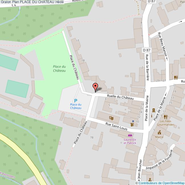 Place du CHÂTEAU Hédé