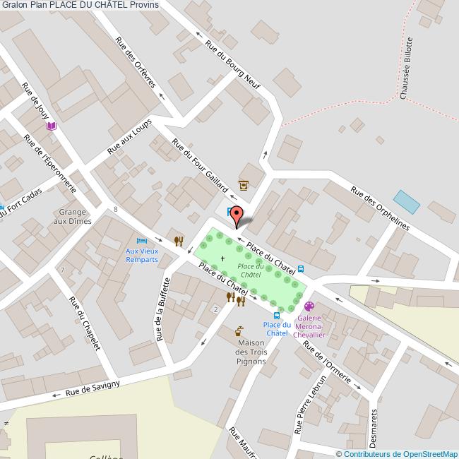 Place du CHÂTEL Provins