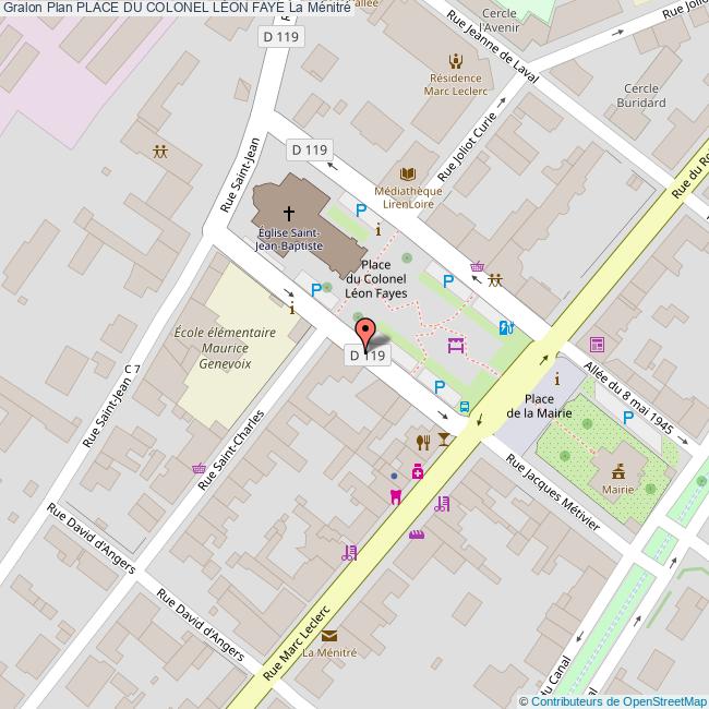 Place du COLONEL LÉON FAYE La Ménitré