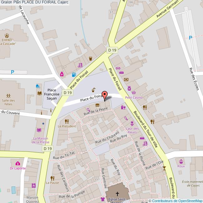 Place du FOIRAIL Cajarc