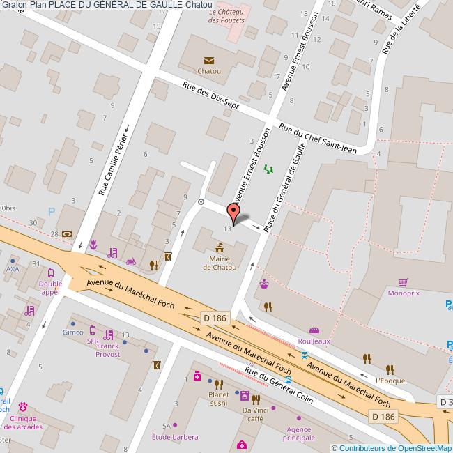 Place du GÉNÉRAL DE GAULLE Chatou