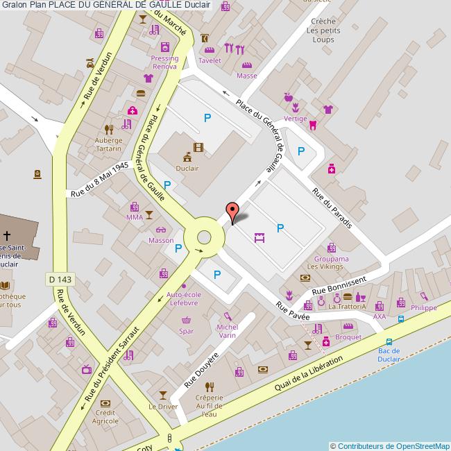 Place du GÉNÉRAL DE GAULLE Duclair