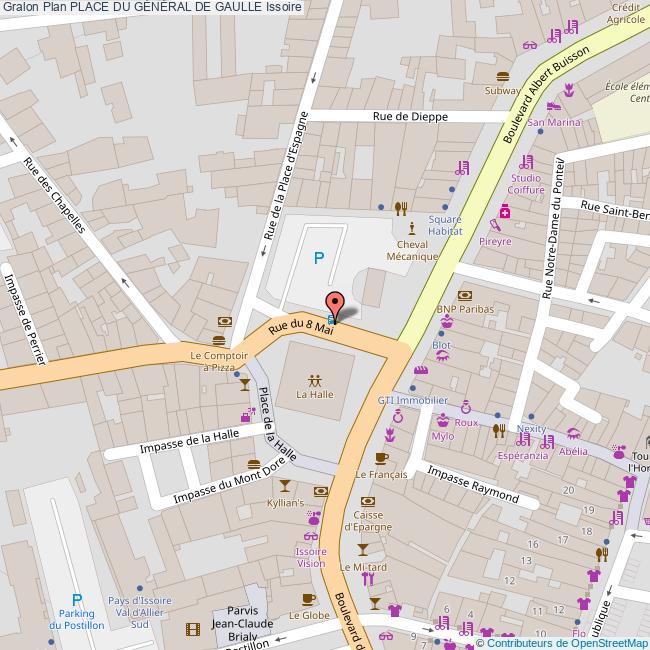 Place du GÉNÉRAL DE GAULLE Issoire