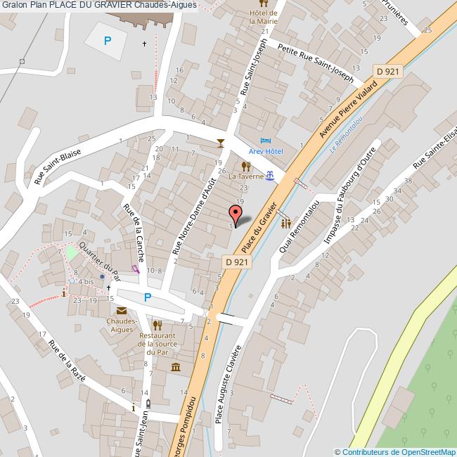 Place du GRAVIER Chaudes-Aigues