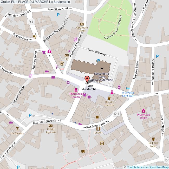 Place du MARCHÉ La Souterraine