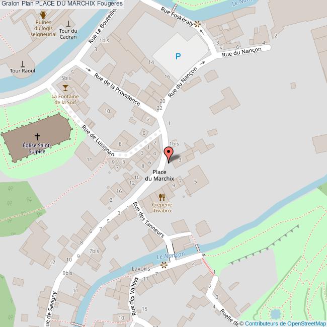 Place du MARCHIX Fougères