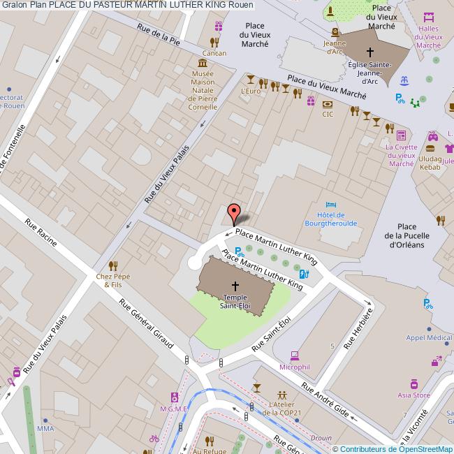 Place du PASTEUR MARTIN LUTHER KING Rouen