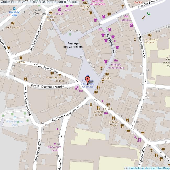 Place EDGAR QUINET Bourg-en-Bresse