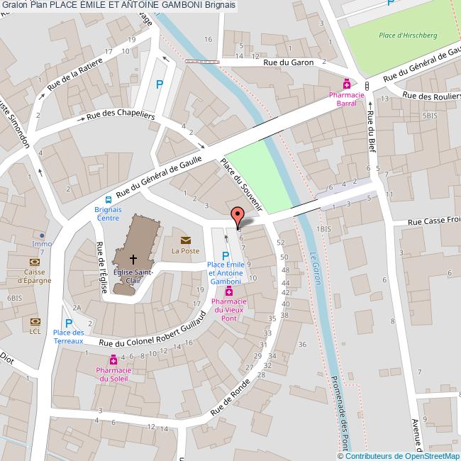 Place ÉMILE ET ANTOINE GAMBONI Brignais