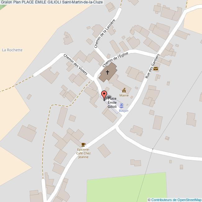 Place ÉMILE GILIOLI Saint-Martin-de-la-Cluze