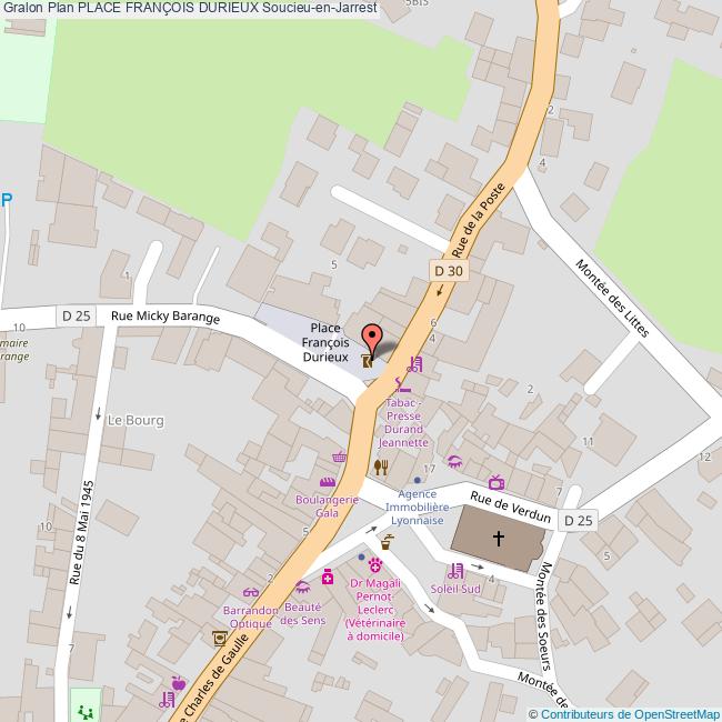 Place FRANÇOIS DURIEUX Soucieu-en-Jarrest