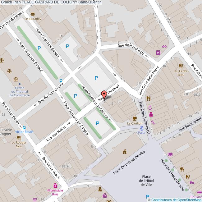Place GASPARD DE COLIGNY Saint-Quentin
