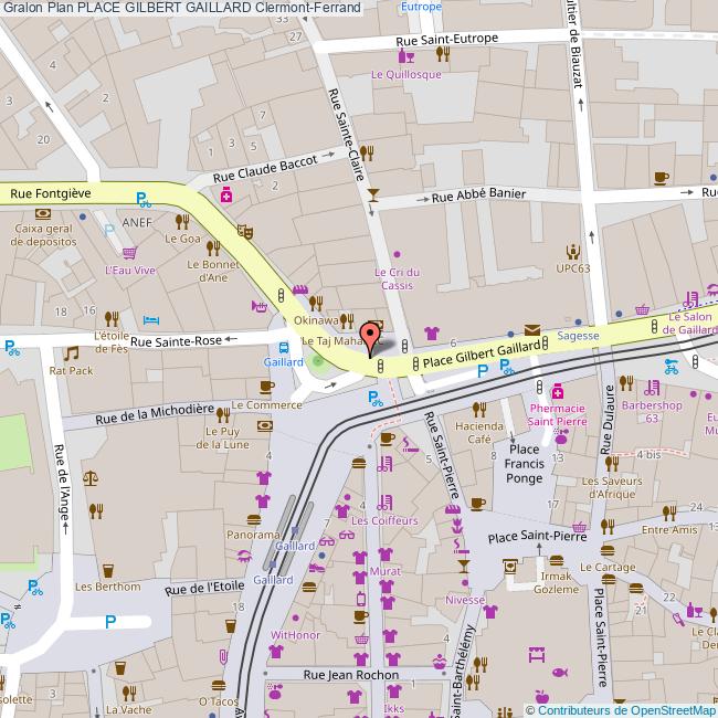 Place GILBERT GAILLARD Clermont-Ferrand