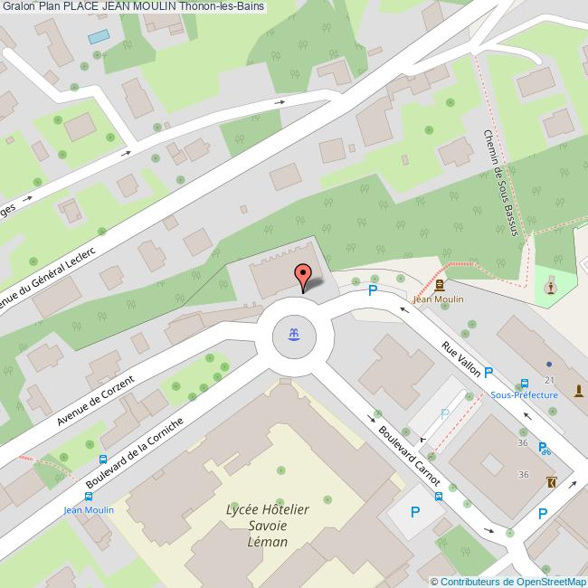 Place JEAN MOULIN Thonon-les-Bains