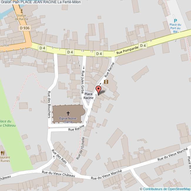 Place JEAN RACINE La Ferté-Milon