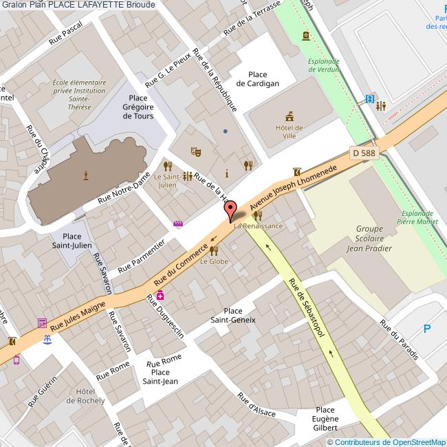 Place LAFAYETTE Brioude