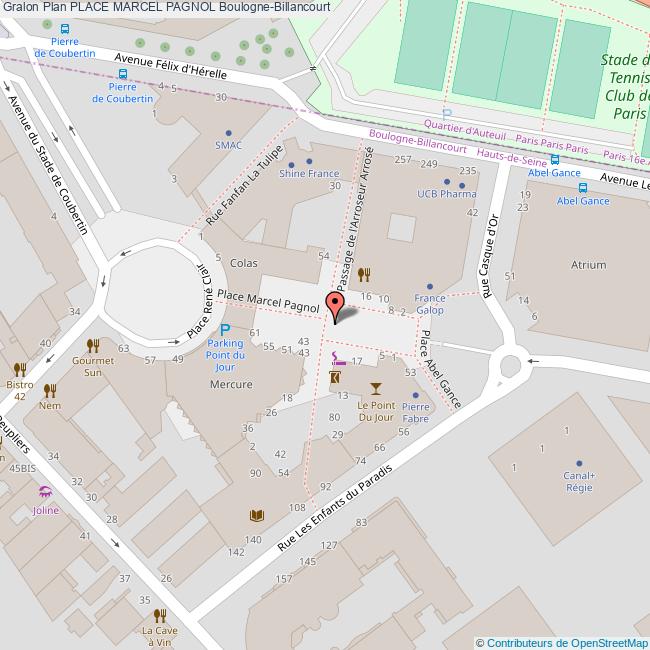 Place MARCEL PAGNOL Boulogne-Billancourt