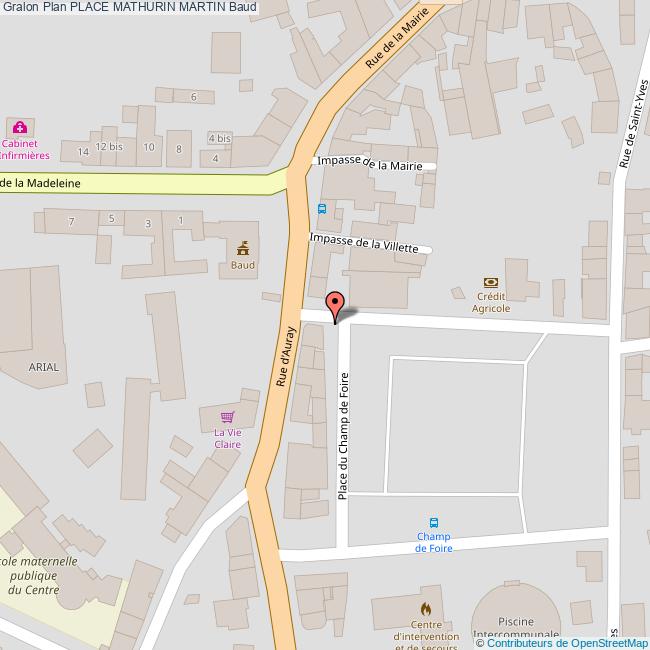 Place MATHURIN MARTIN Baud