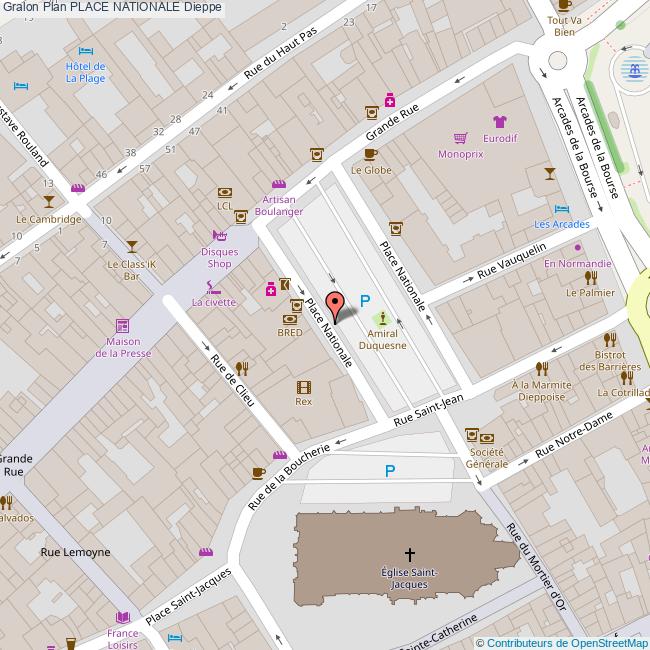Place NATIONALE Dieppe