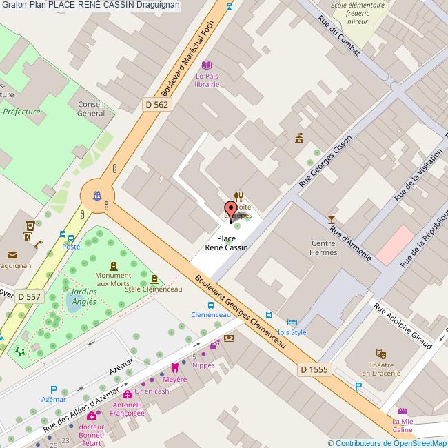 Place RENÉ CASSIN Draguignan