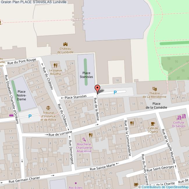 Place STANISLAS Lunéville