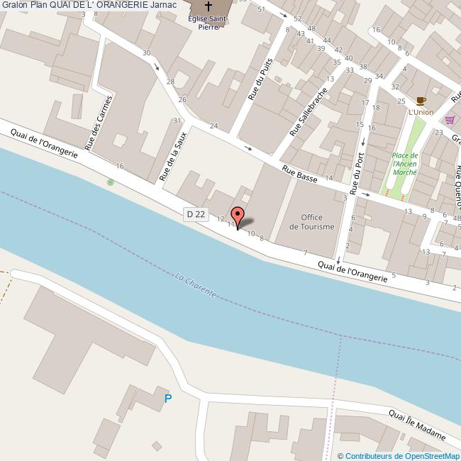 Quai de l' ORANGERIE Jarnac