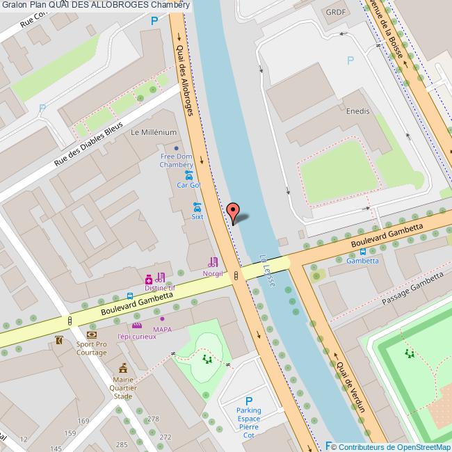 Quai des ALLOBROGES Chambéry