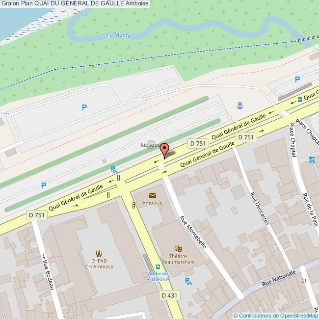 Quai du GÉNÉRAL DE GAULLE Amboise